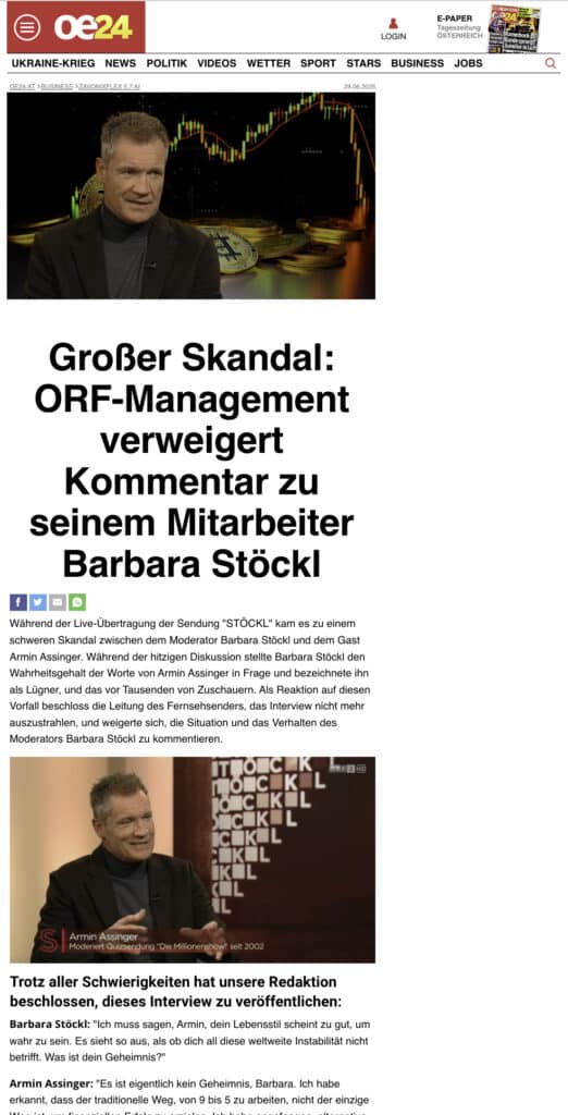 Nachrichten Fakes Angebliche Skandale Und Krypto Betrug
